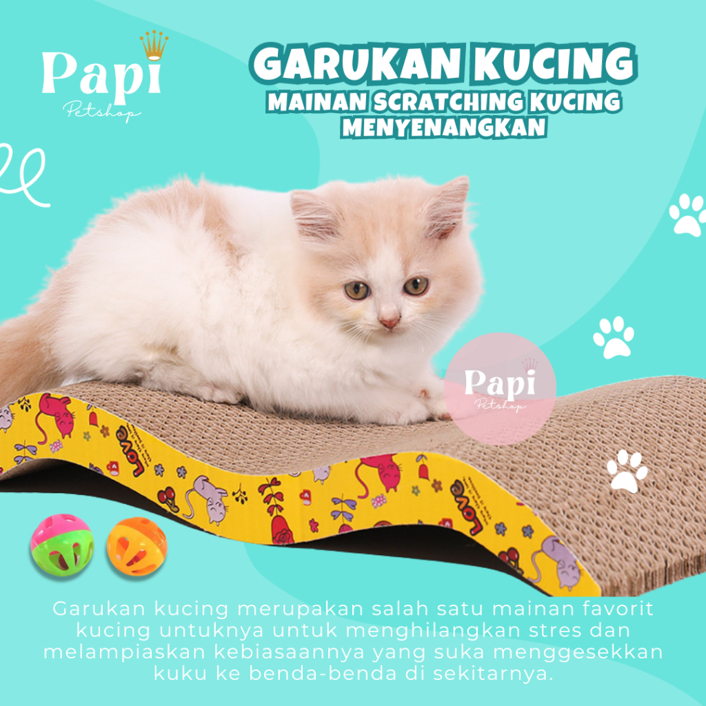 Jual Papan Garukan Kucing Cat Scratcher Cakaran Kucing Cakaran Kuku ...