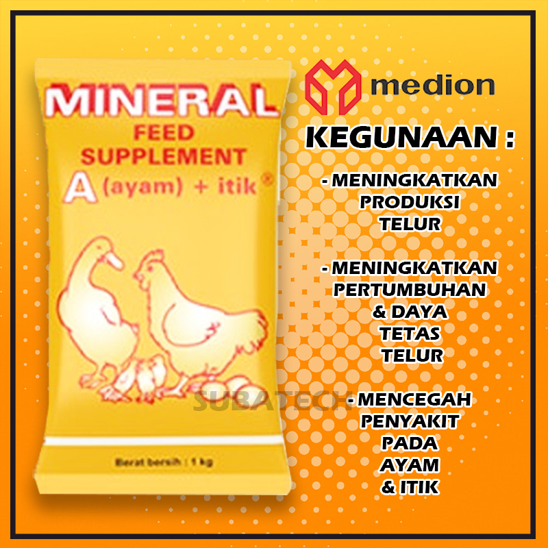 Jual Mineral Medion Feed Supplement Ayam Itik 1kg | Shopee Indonesia