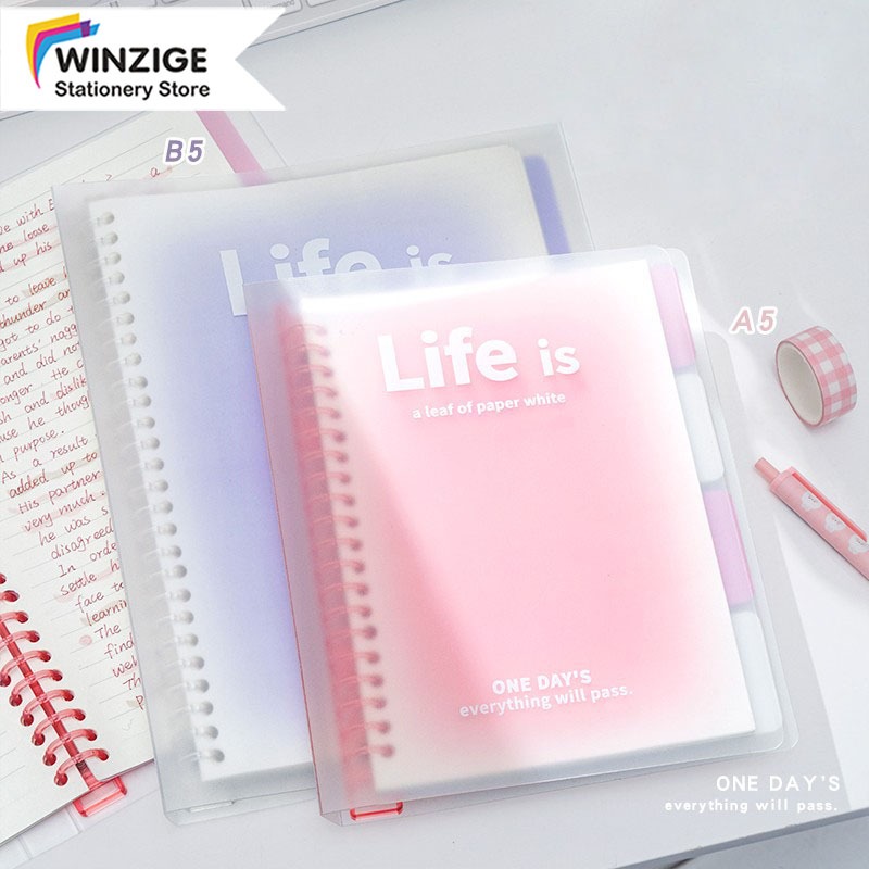 Jual Winzige Binder B5 A5 Buku Tulis Sekolah Lucu Buku Notebook ...