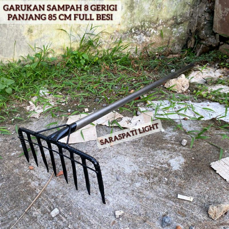 Jual Garukan sampah gagang besi panjang 85 Cm - Garuk berkebun ...