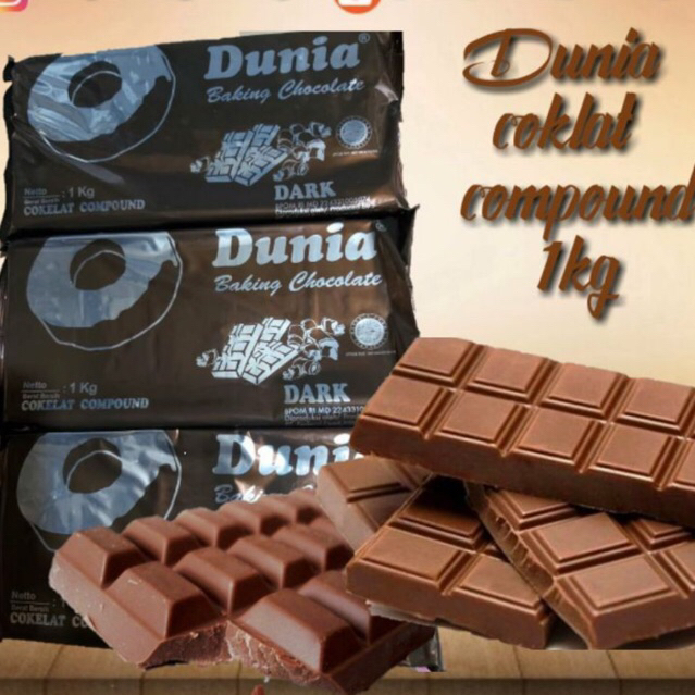 Jual Dunia Coklat compound 1kg | Shopee Indonesia