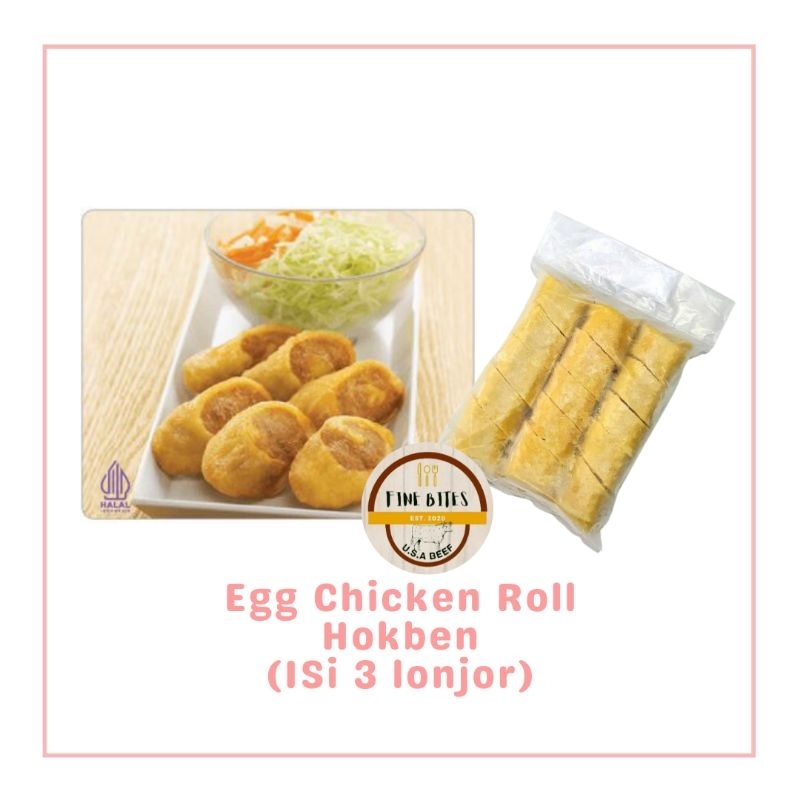Jual Egg Chicken Roll Hokb*n (isi 3 lonjor) | Shopee Indonesia