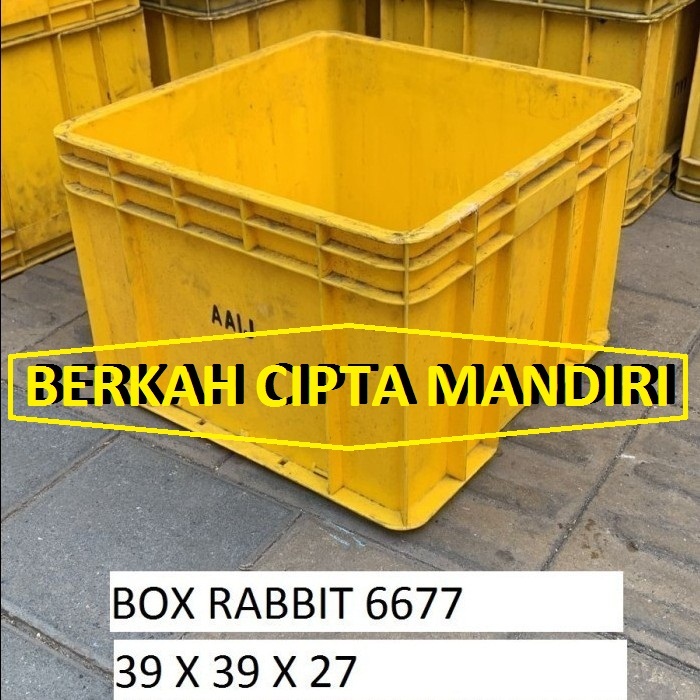 Jual Box Rabbit plastik 6677/Box Container bekas Industri 6677 ...
