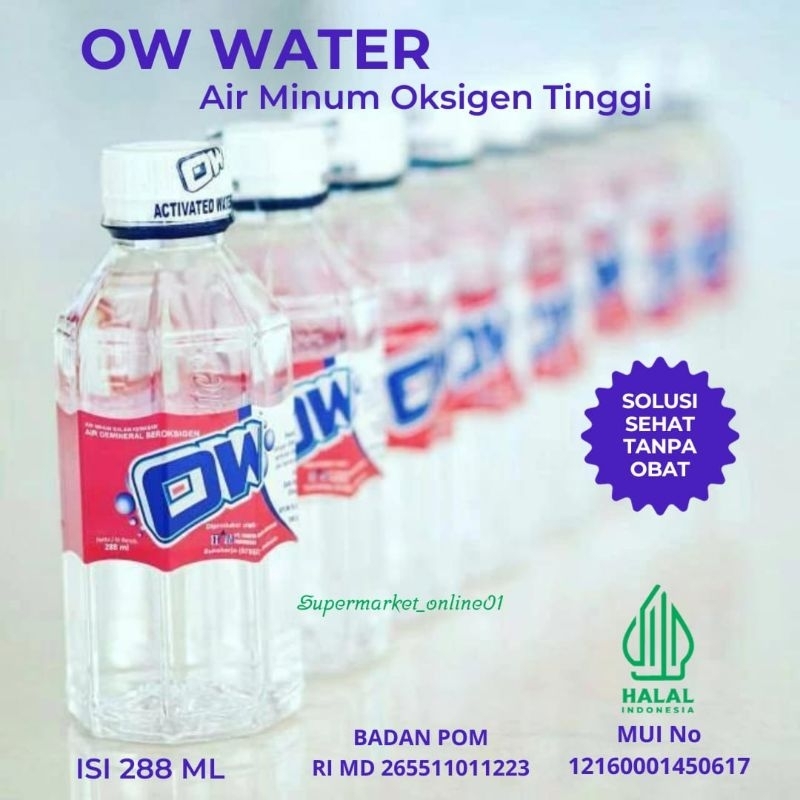 Jual OW WATER Air Oksigen Tinggi | Shopee Indonesia