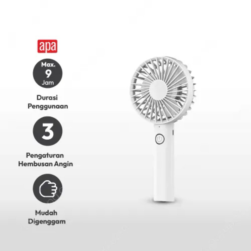 Jual Apa Portable Mini Fan Handle Kipas Mini - 3 inci | Shopee Indonesia