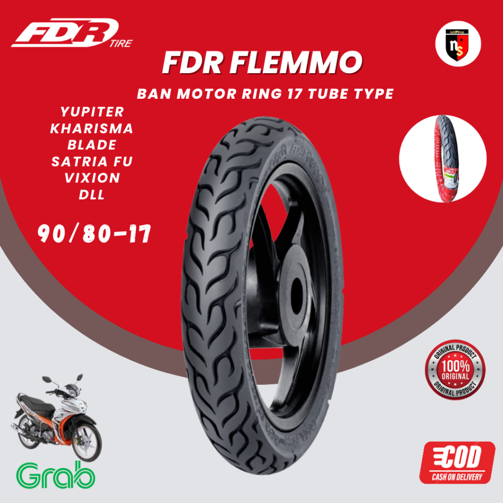 Jual FDR Flemmo 90/80 Ring 17 Ban Motor Tubetype | Shopee Indonesia