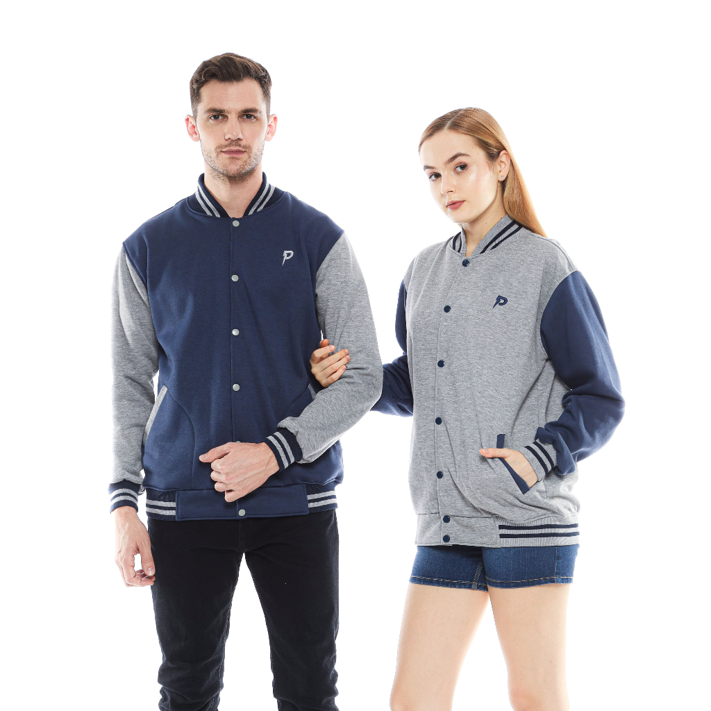 Jual PLATINUM WORLD Jacket Varsity Polos Outerwear Varsity Jacket ...