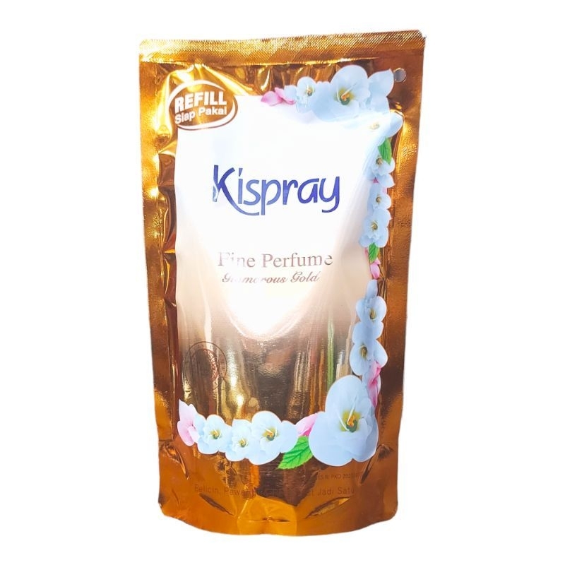 Jual Jawara Fashion: KISPRAY GOLD POUCH 280 ML Fine Perfume Glamorous Gold - Beli Banyak = Makin ...