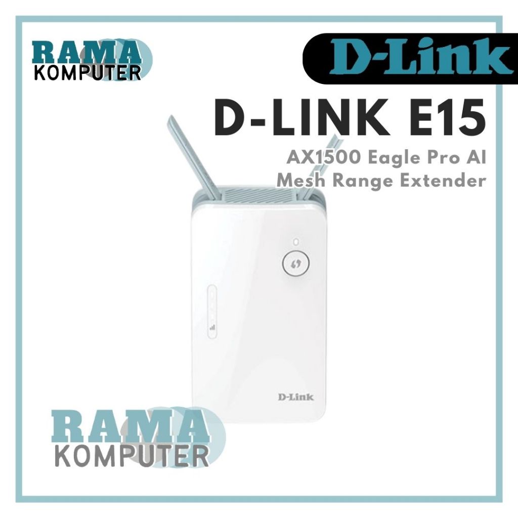 Jual DLink E15 EAGLE PRO AI AX1500 WIFI 6 Mesh Range Extender | Shopee ...
