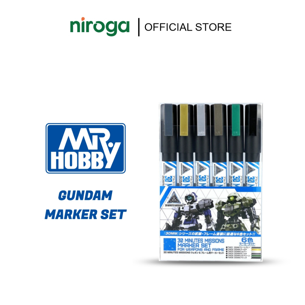 Jual 30MM Marker Set For Weapons and Frame TMS01 - Gundam Marker Set ...