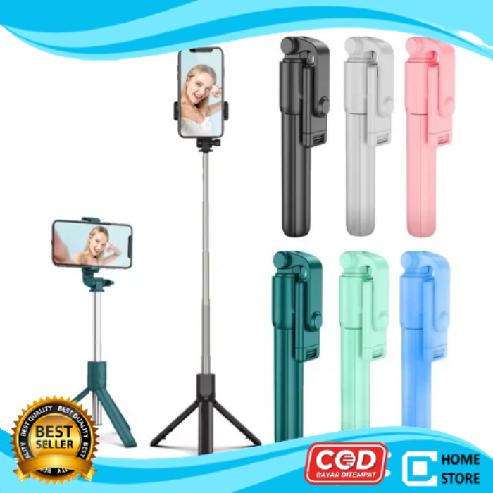 Jual Tongsis Tripod Bluetooth 4in1 Selfie Stick Remote Action Cam ...