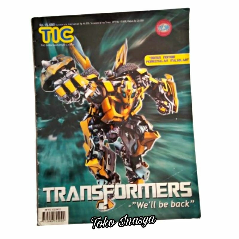 Jual TIC MAGAZINE / TRANSFORMERS (WE WILL BE BACK) | Shopee Indonesia