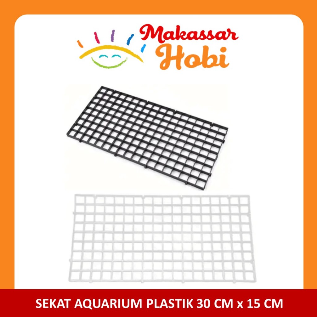 Jual Sekat Aquarium Plastik 30 x 15 cm Penyekat Pemisah Ikan Kaca ...