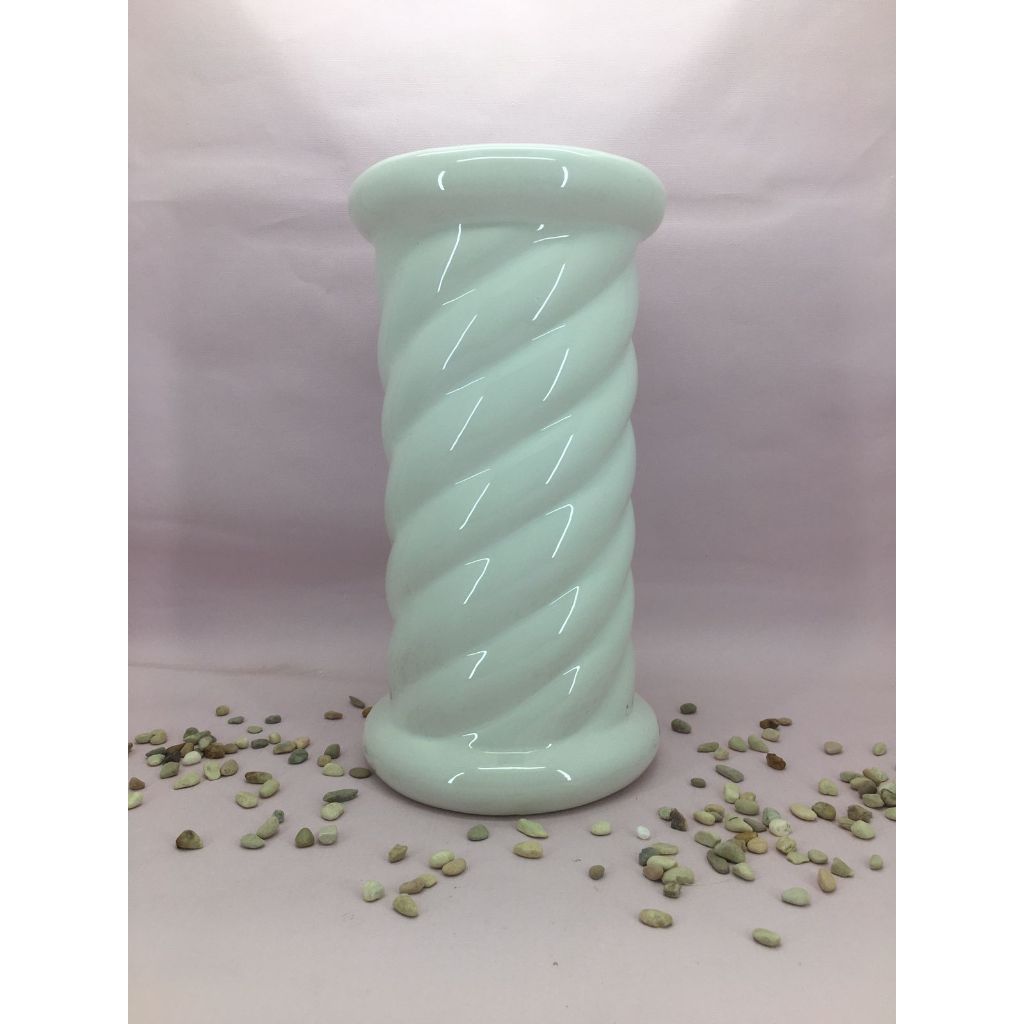 Jual Vas Keramik Athena Putih Polos Tanaman Hias Bunga Rangkai | Shopee ...