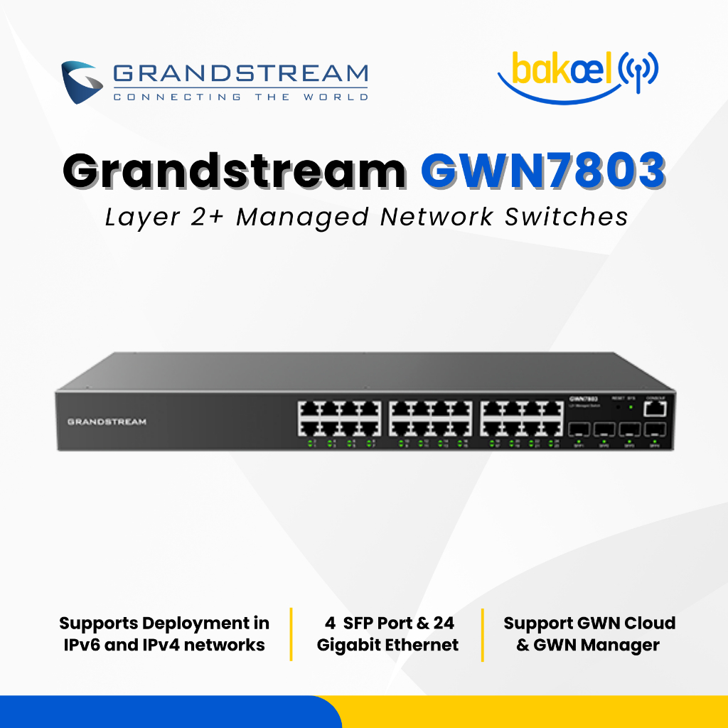 Jual Grandstream GWN7803 | Layer 2+ Managed Non-PoE Network Switch | Shopee Indonesia