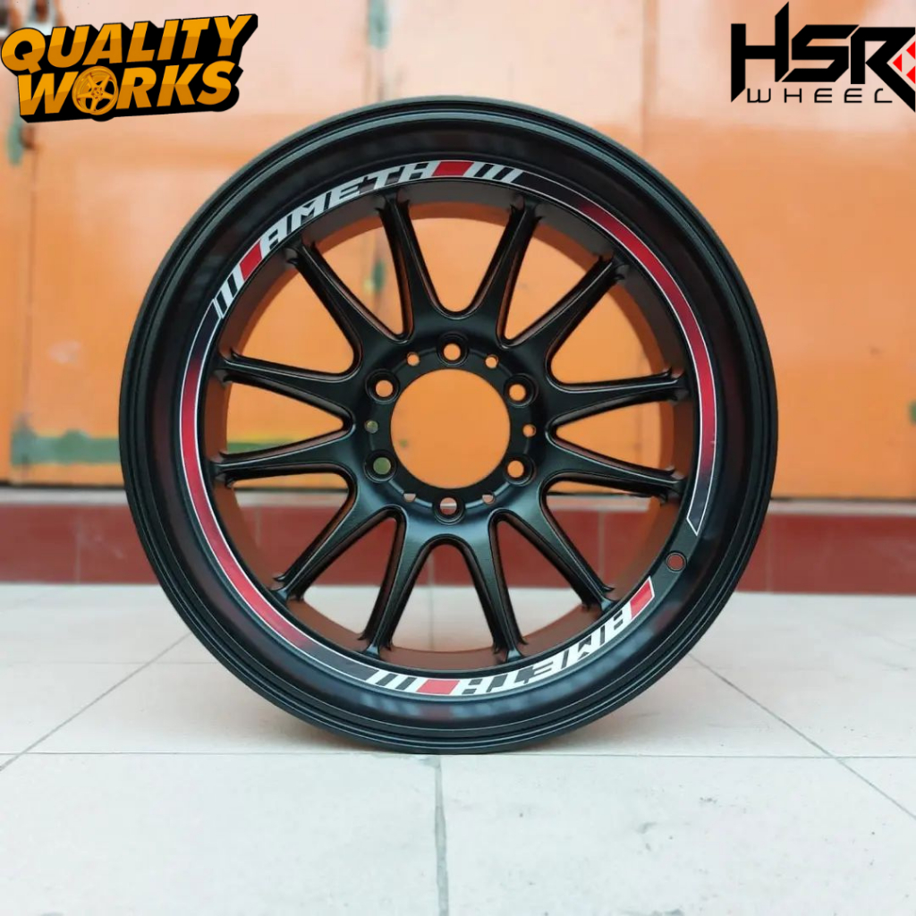 Jual Velg HSR ring 18 mobil Fortuner Hilux HSR AMETH R18 Lebar 9.5 ...