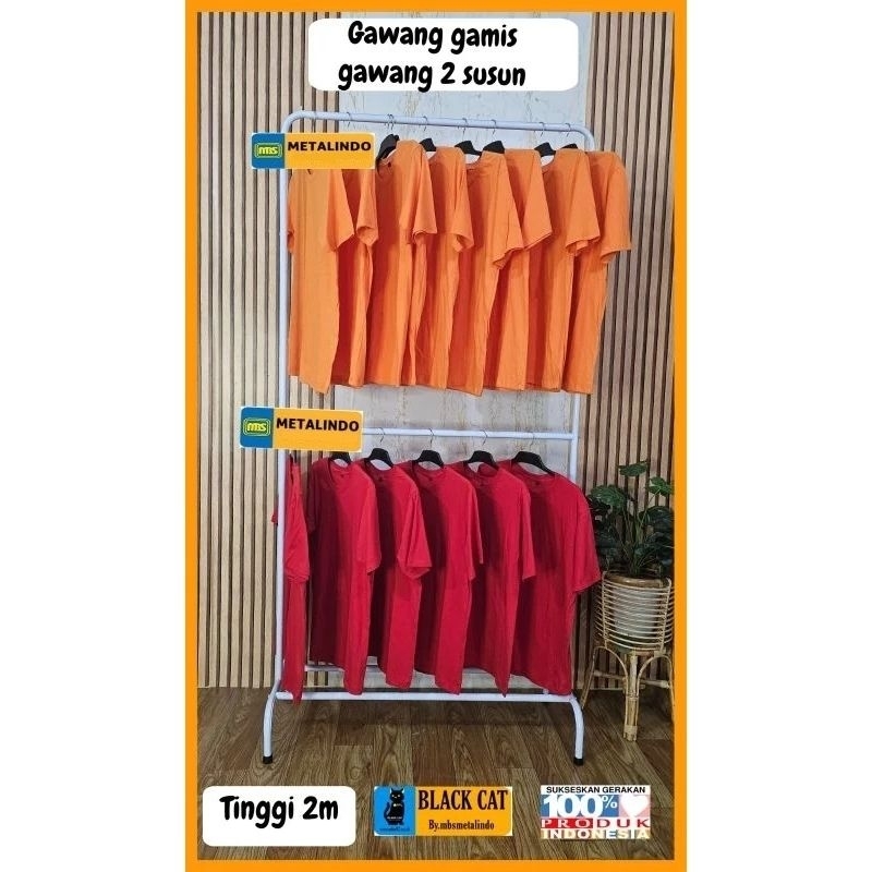 Jual Gantungan gawang gamis tinggi 2 m hanger gawang display | Shopee ...