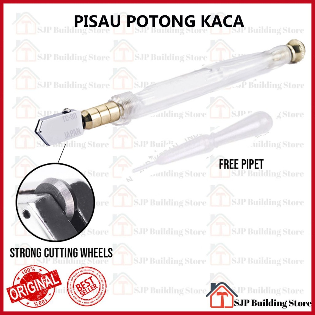 Jual Pisau Potong Kaca Kualitas Jepang l Oil Cutter l Pemotong Kaca ...