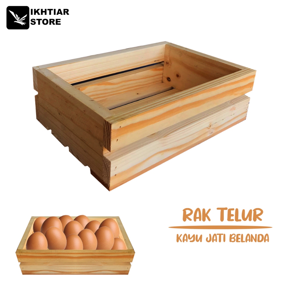 Jual Rak Telur Serbaguna | Tempat Penyimpanan Kayu Jati | Kotak Bawang ...