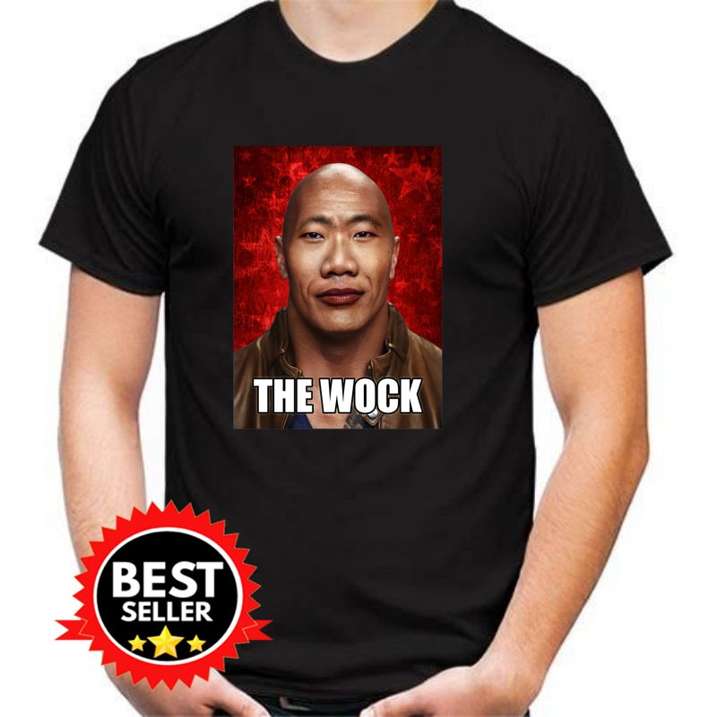 Jual T-Shirt Dwayne the Wok Johnson, John Xina chinese social credit ...