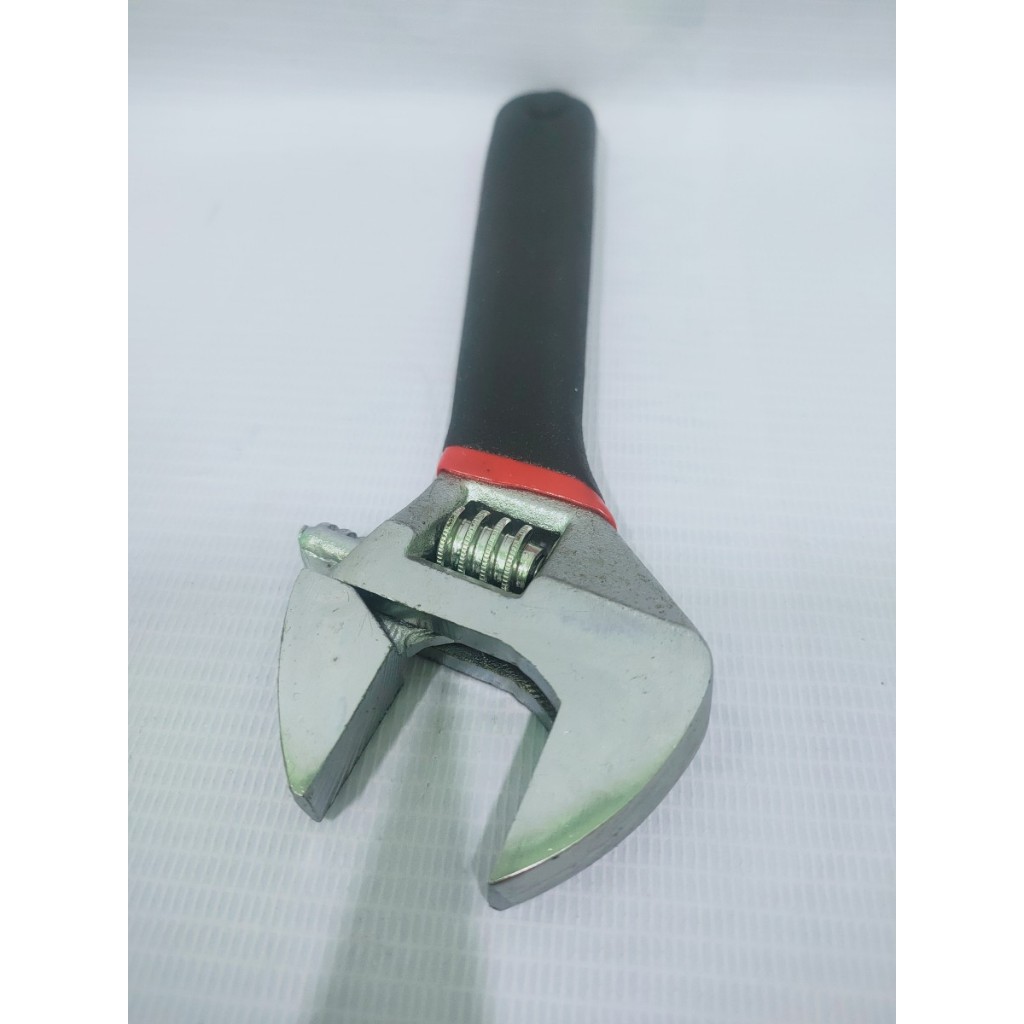 Jual Kunci Inggris 8 inch Gagang Karet Hitam Adjustable Wrench Workman ...