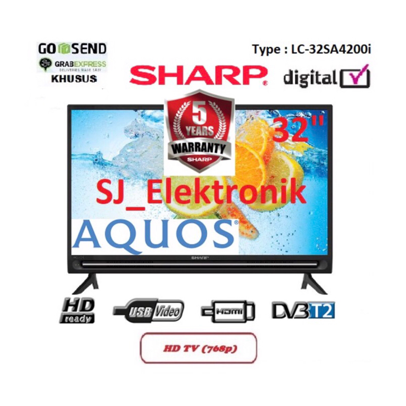 Jual LED TV SHARP 32 INCH LC32SA4200i | Shopee Indonesia