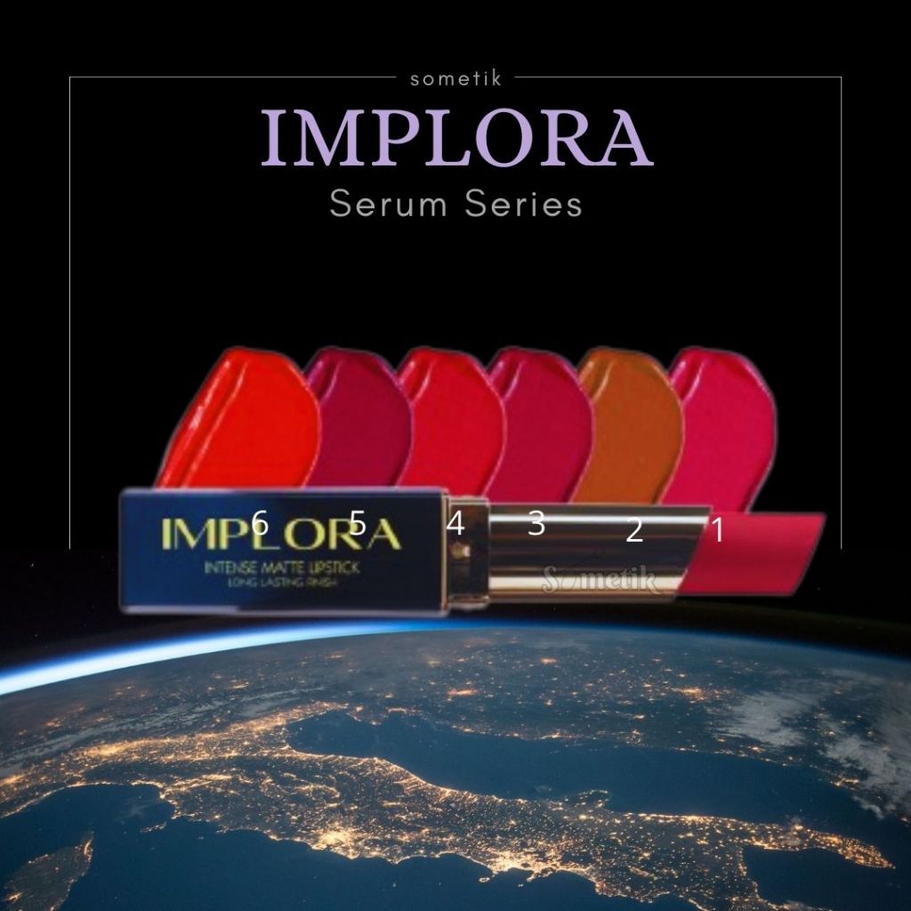 Jual IMPLORA LIPSTICK INTENSE MATTE / IMPLORA LIPSTIK | Shopee Indonesia