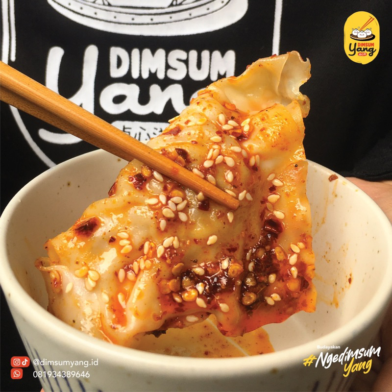 Jual Pangsit Dower Pangsit pedas dimsum yang | Shopee Indonesia