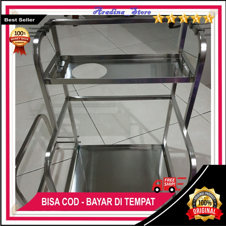 Jual Rak Dapur Stainless Steel Rak Dapur Serbaguna Rak Pisau Stainless ...