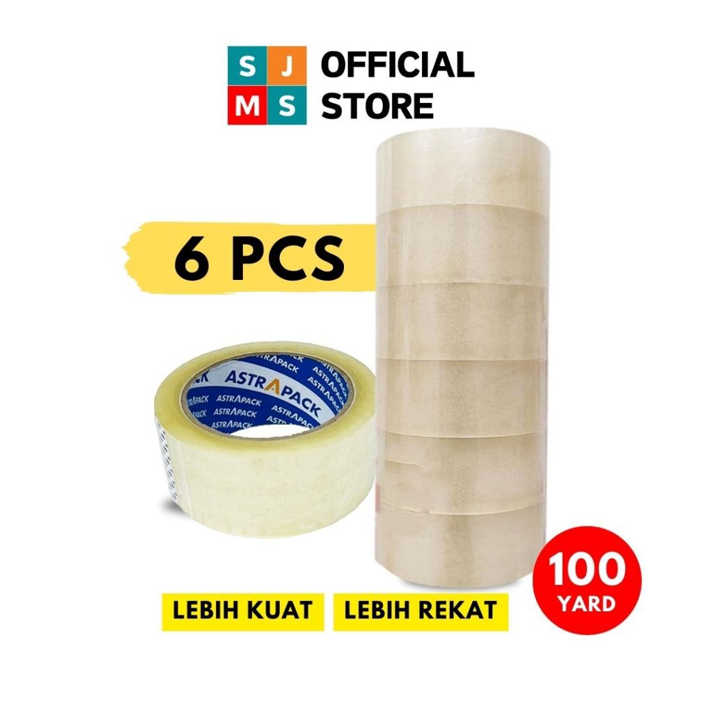 Jual LAKBAN BENING 45 MM X 100 YARD / 2 Inch / Astra Pack Indonesia Kualitas Daimaru | Shopee ...