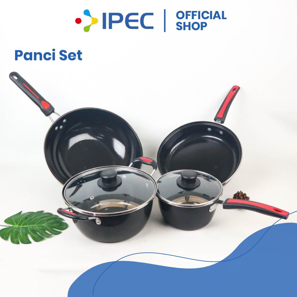 Jual Panci Set Enamel Anti Karat / Panci Wajan Set serbaguna / Panci ...