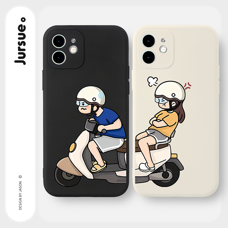 Jual JURSUE Premium Silicone Couple Cute Funny Lucu Shockproof Case ...