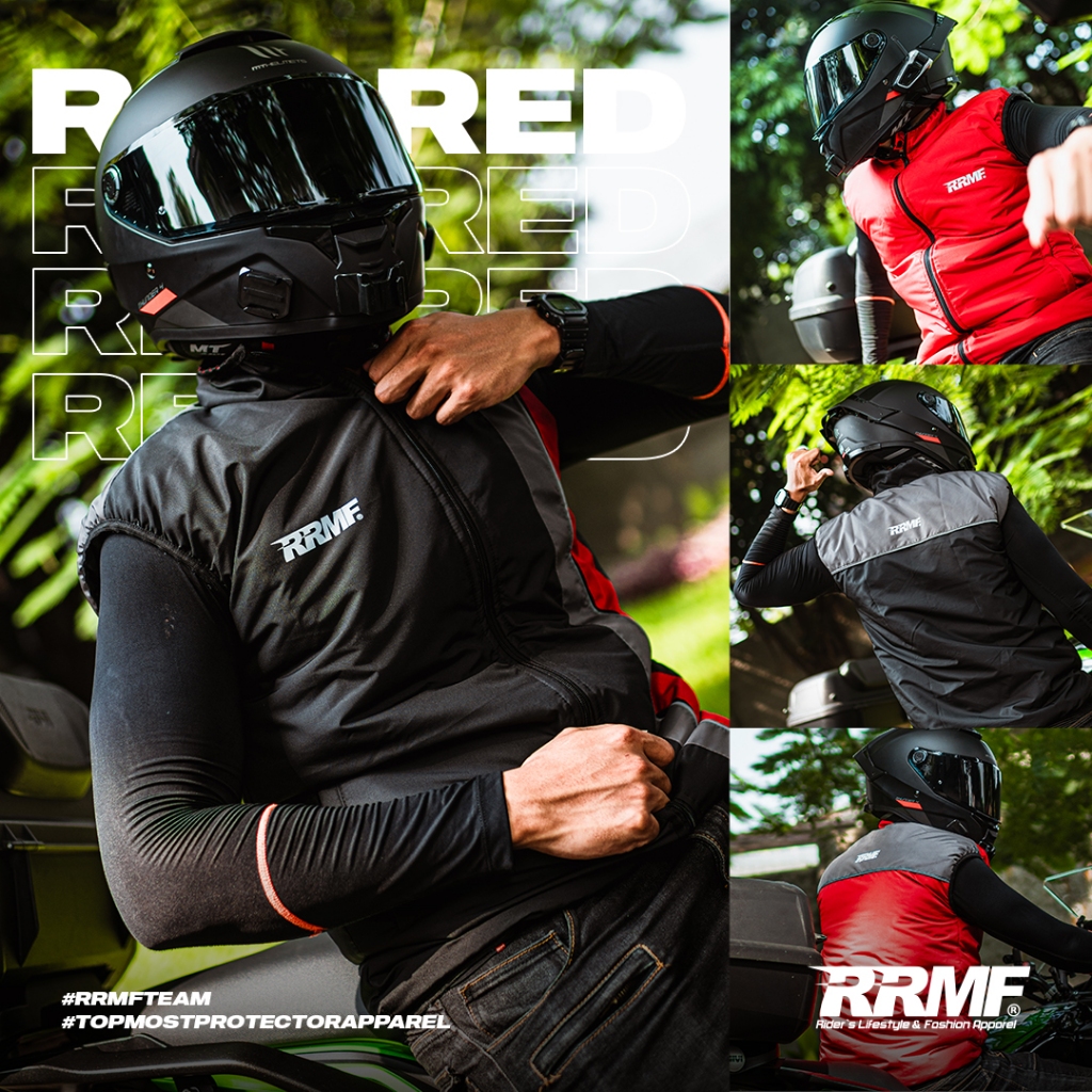 Jual RRMF Official Vest Reversable Red V.2 VR 2372 Red New Rompi Pria ...