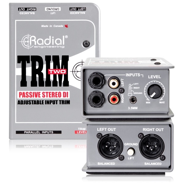Jual Radial Trim-Two 2-channel Passive A/V Direct Box | Shopee Indonesia