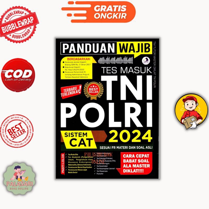 Jual Buku Panduan Wajib Tes Masuk Tni Polri 2024 Shopee Indonesia