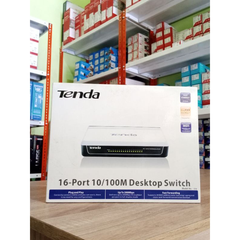 Jual Switch Hub 16 Port Tenda S16 | Shopee Indonesia