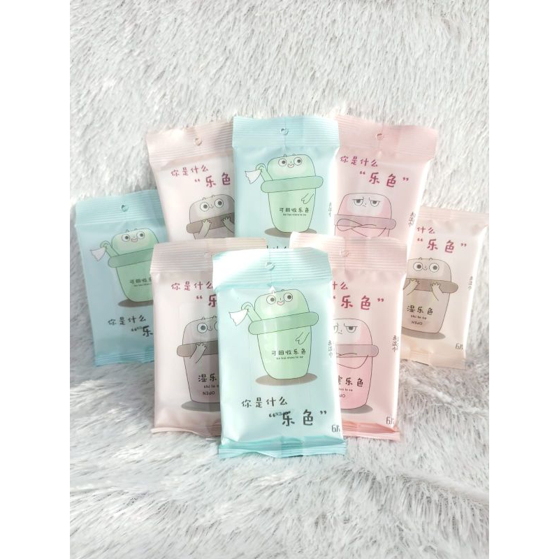 Jual TISSUE BASAH SACHET ISI 6-10lembar/kemasan | Shopee Indonesia