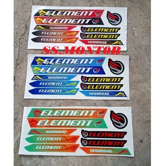Jual Decal sticker list frame sepeda element vinil | Shopee Indonesia