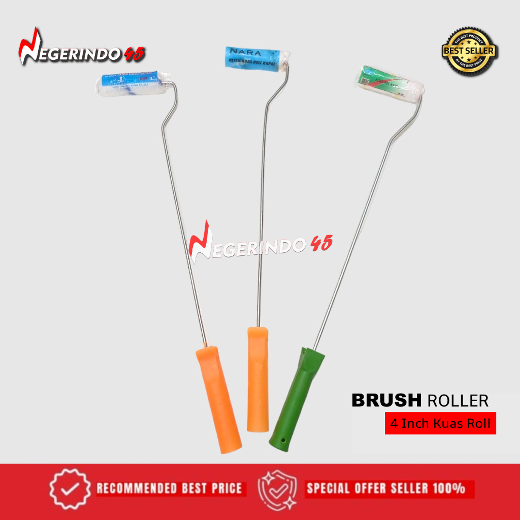 Jual GAGANG KUAS ROLL KAPAL 4" GAGANG PANJANG KUAS ROLL CAT TEMBOK 4 ...