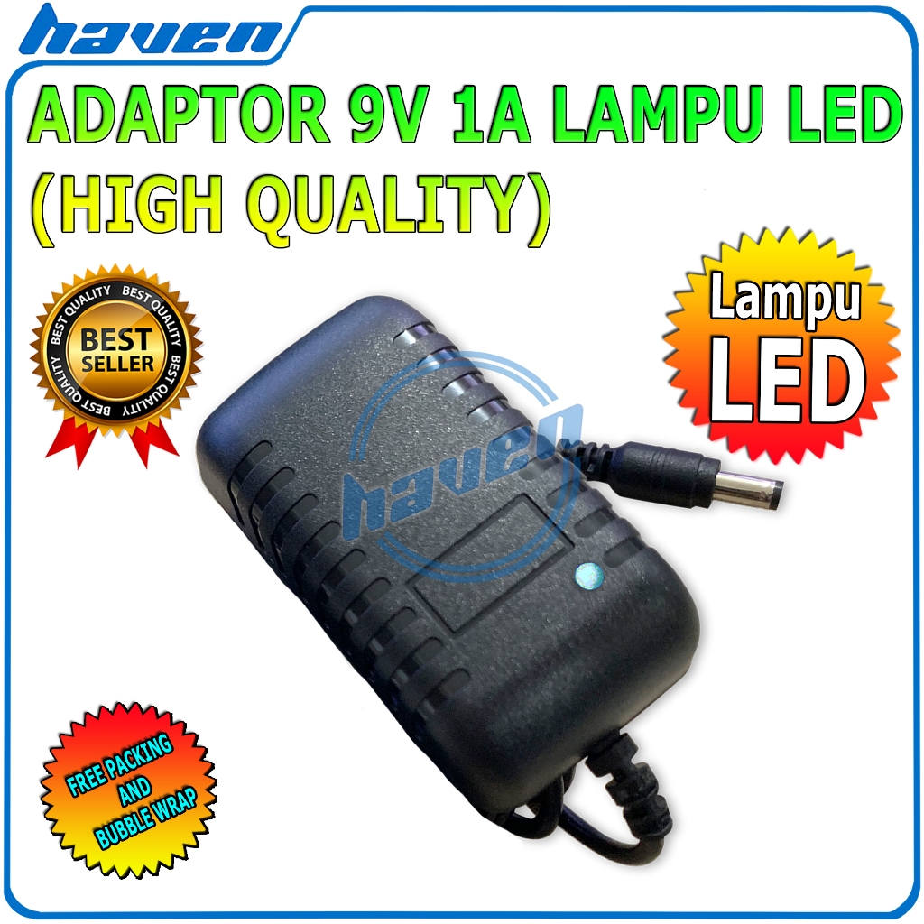 Jual Adaptor 9v 1a Power Supply 9v 1A Adapter 9V 1A | Shopee Indonesia