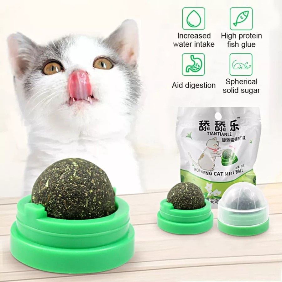 Jual Catnip Bola Tempel Mainan Kucing | Shopee Indonesia