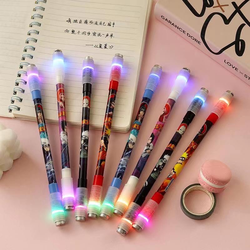 Jual Spinning Pen Led Karakter Pulpen Putar Led Anti Stress Balance ...