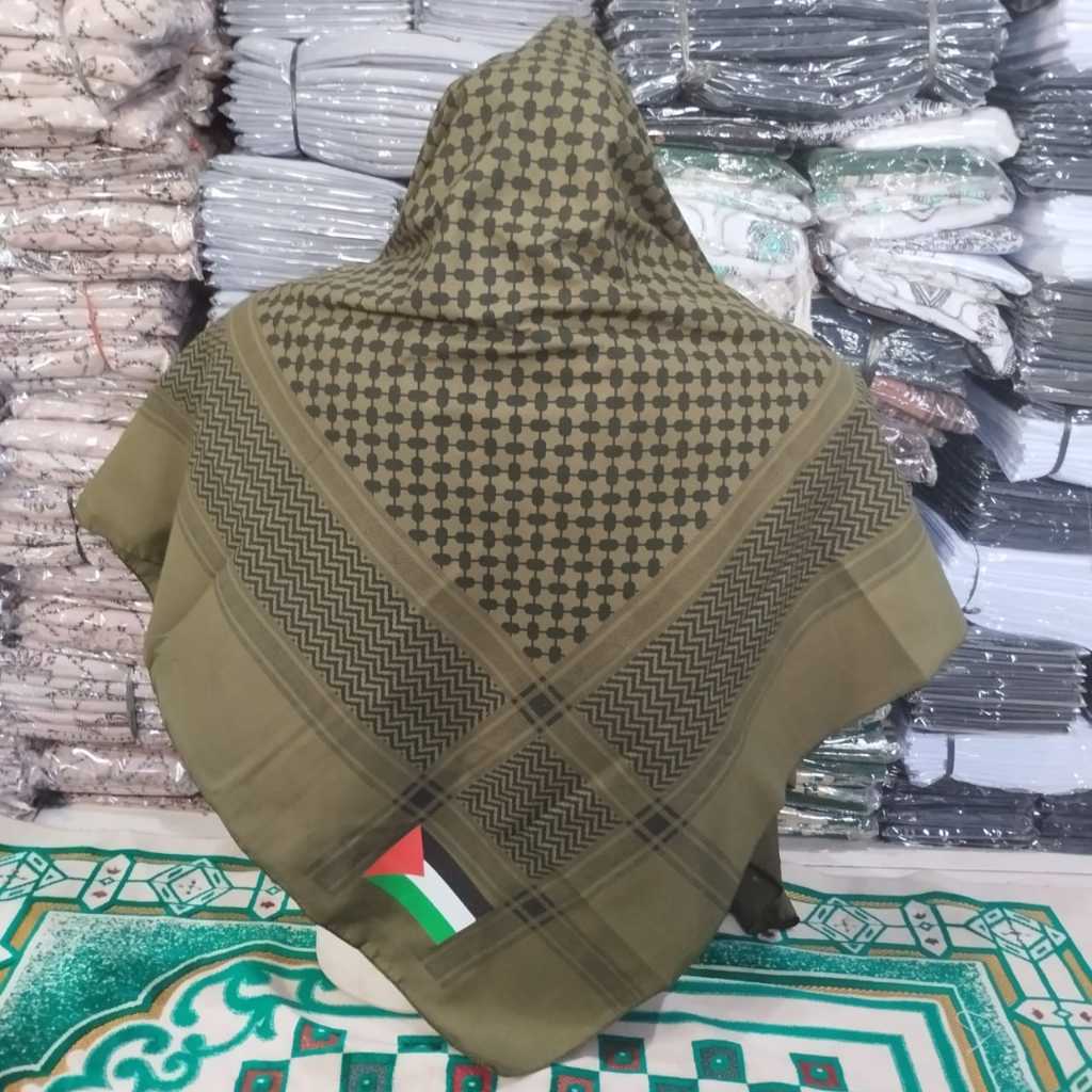 Jual Sorban Palestina Sorban Arab Syal Palestina Sorban Haji Persegi ...