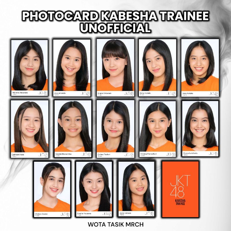 Jual PHOTOCARD PC JKT48 KABESHA TRAINEE GEN 11 TERUPDATE TERBARU TEBAL ...