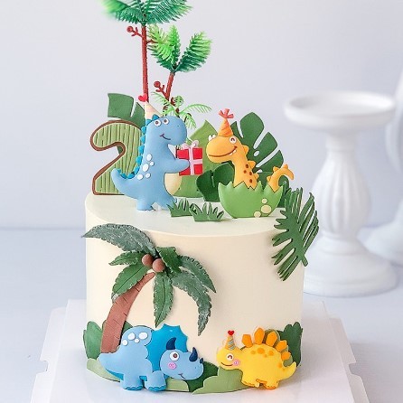 Jual Topper Dino Dinosaurus Trex Cute hiasan cake kue ultah ulangtahun ...