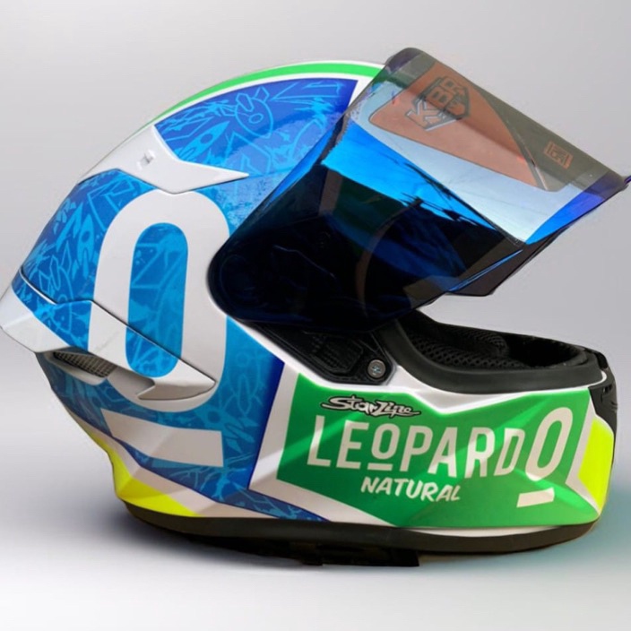 Jual Star Seller,,!! HELM FULL FACE Kbr MOTIF Ttc leopard MISANO ...