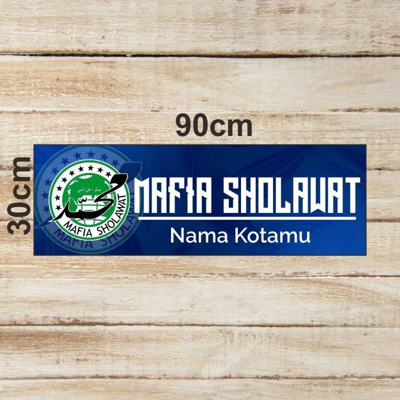 Jual BANNER SHOLAWAT BANNER MAFIA SHOLAWAT BANNER ZAHIR MANIA BANNER ...