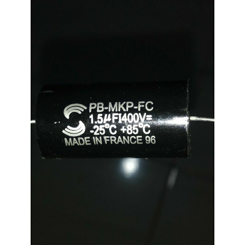 Jual Kapasitor MKP 400V 1,5UF Capacitor Solun Solen 1.5UF 400V Made in France | Shopee Indonesia