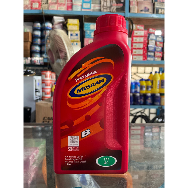 Jual Mesran B SAE 40 Asli Pertamina 1L | Shopee Indonesia