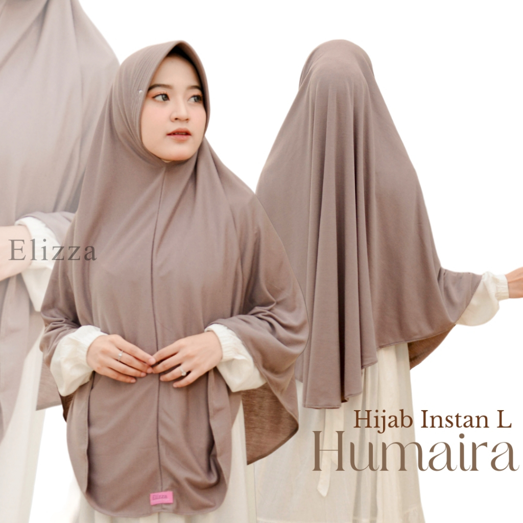 Jual Hijab Instan Syar'i Humaira Size XXL Bahan Kaos TC Premium ...